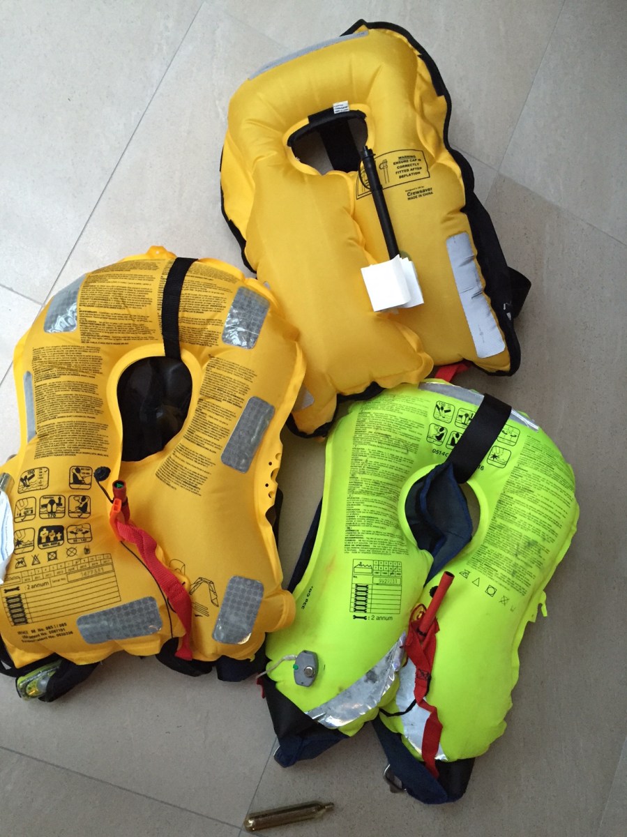 Servicing Your Life Jacket | Astrolabe Sailing